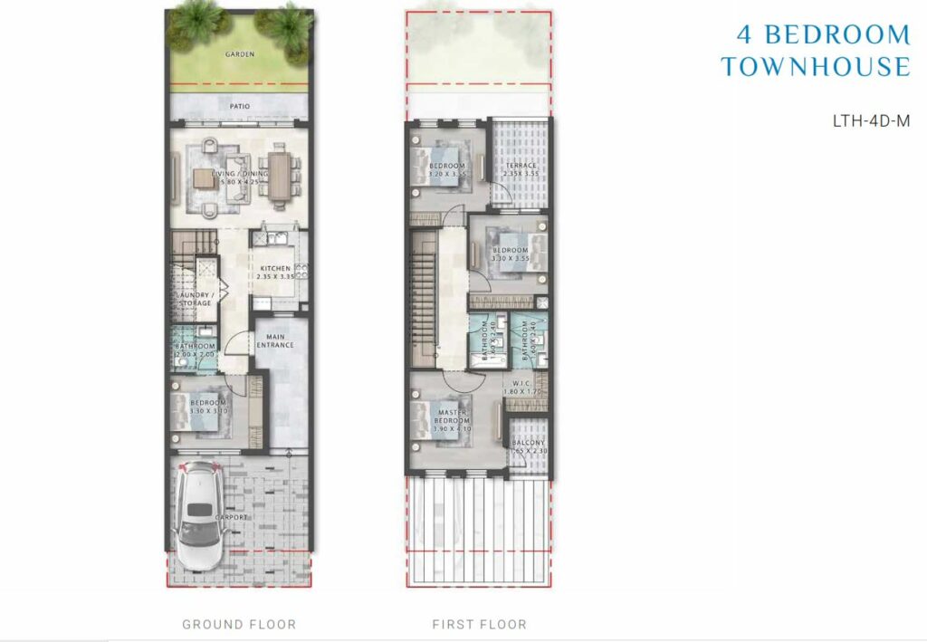 Damac Lagoons Malta 5 Bedroom Villas & Townhouse Price Dubai