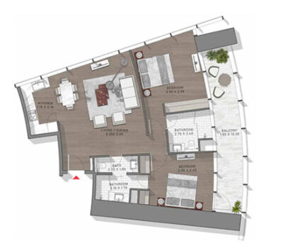 Damac Safa 2 De Grisogono Branded Residences - 1-3 Bedroom Apartments Sale