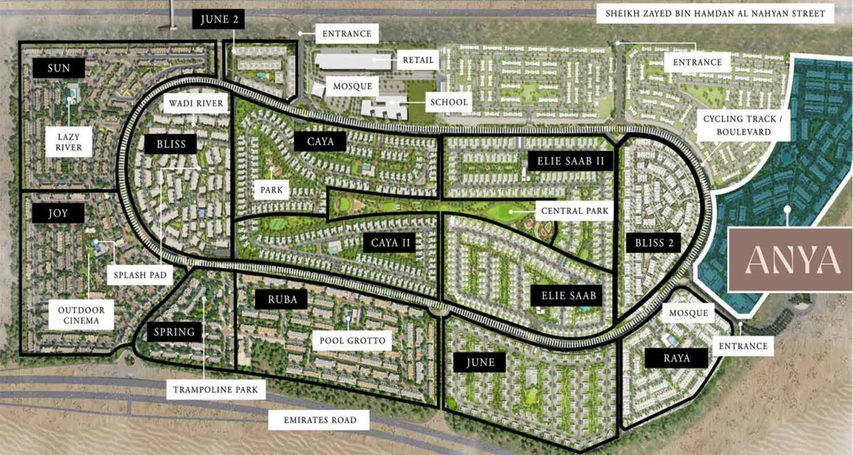 Emaar Arabian Ranches Anya 3 Bedroom Townhouse Price Dubai UAE