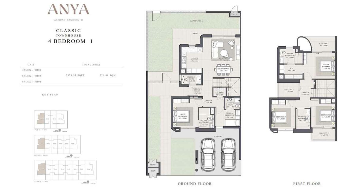 Emaar Arabian Ranches Anya 3 Bedroom Townhouse Price Dubai UAE