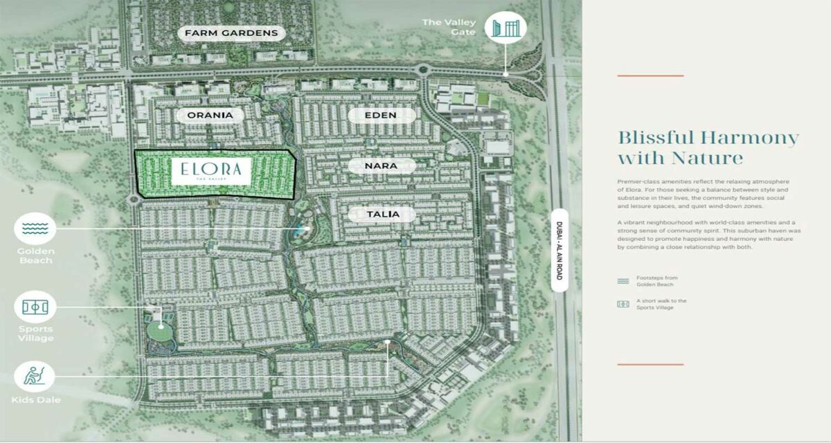 Emaar The Valley Elora Townhouses & Villas Sale Price Dubai