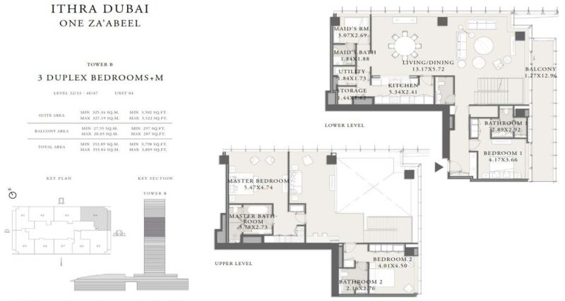 One Za'abeel Residence by Ithra 1-4 Bedroom Sale price Dubai