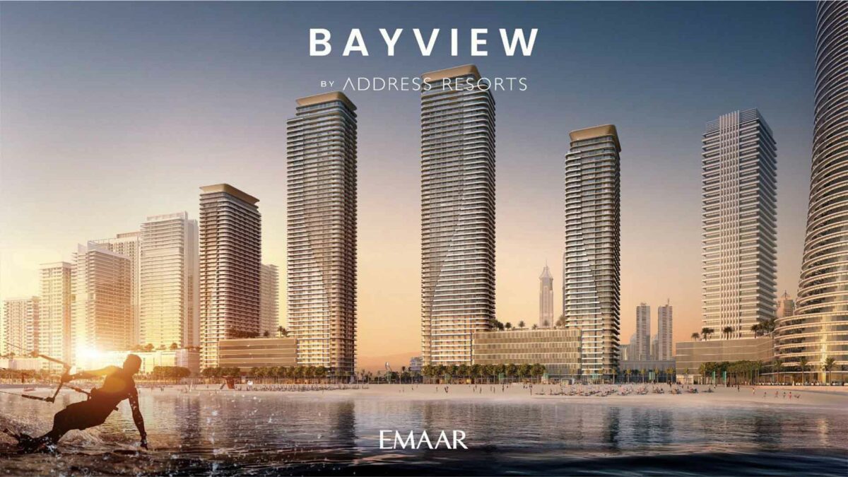 Emaar Beachfront Bayview Address Resorts Apartments Sale Dubai