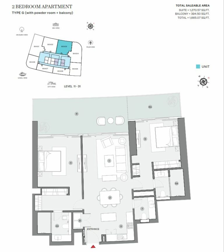 SOBHA Dubai Marina Apartment - Seahaven Tower B 1 & 2 Bedroom