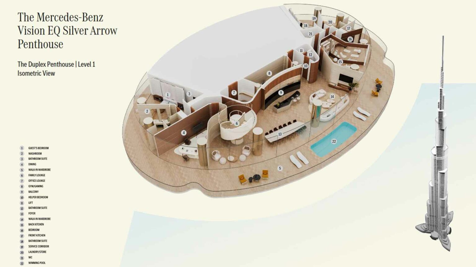 Mercedes Benz Residences Dubai By Binghatti - 2 to 4 Bedroom Apartmene