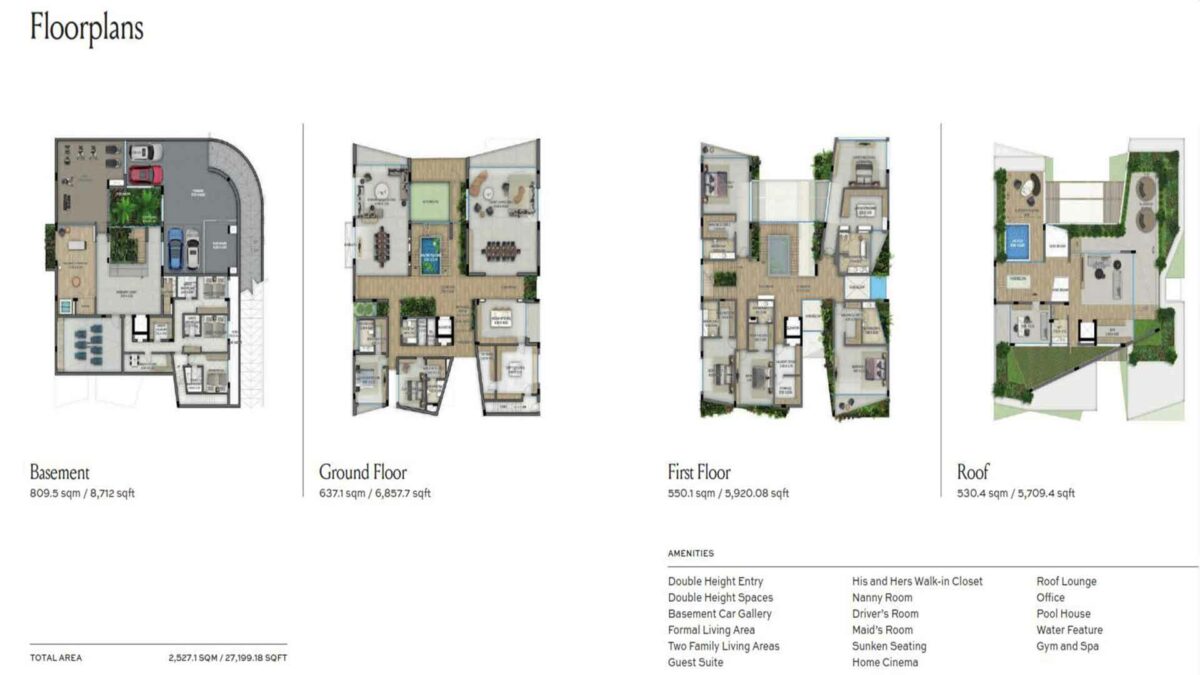 AL BARARI ALTISSIMA VILLAS DUBAI - 7 BEDROOM MANSION