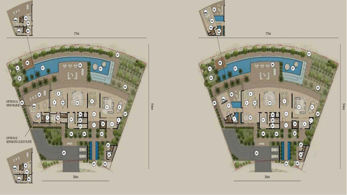 Hudayriyat Island Abu Dhabi Nawayef Beach Mansions & Villas Sale