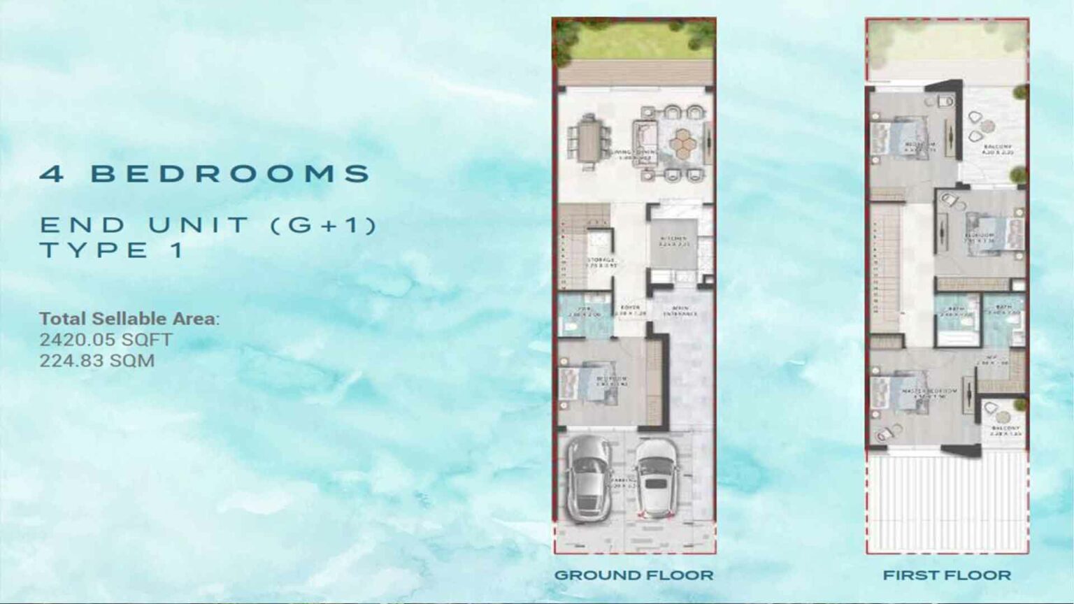 Damac Riverside 4 & 5 Bedroom Townhouses Sale Dubai Investment Park