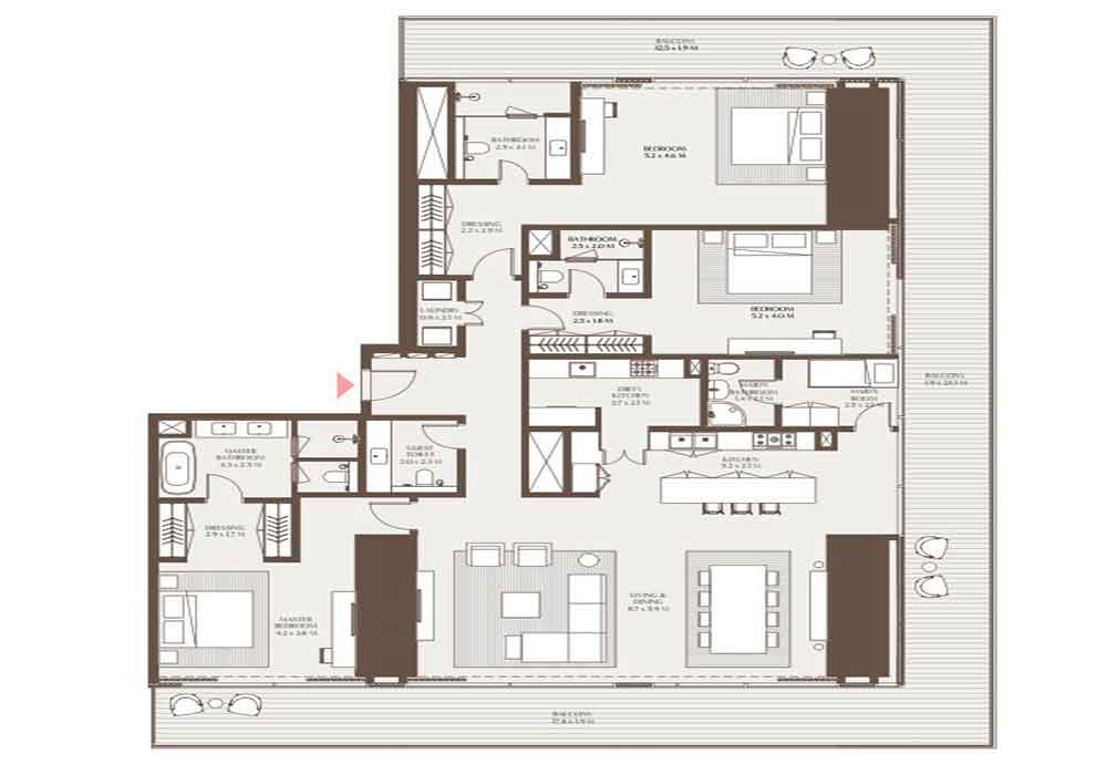 Arada Akala Tower DIFC Zaabeel Dubai - 1 to 4 Bedroom Hotel Residences ...