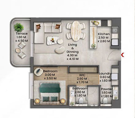 Beyond Dubai Maritime City - Talea Sea Facing Forest Apartments